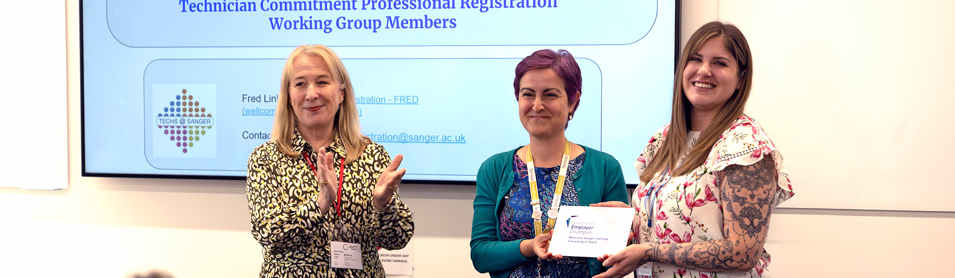 Sanger Institute awarded UK Science Council Employer Champion status